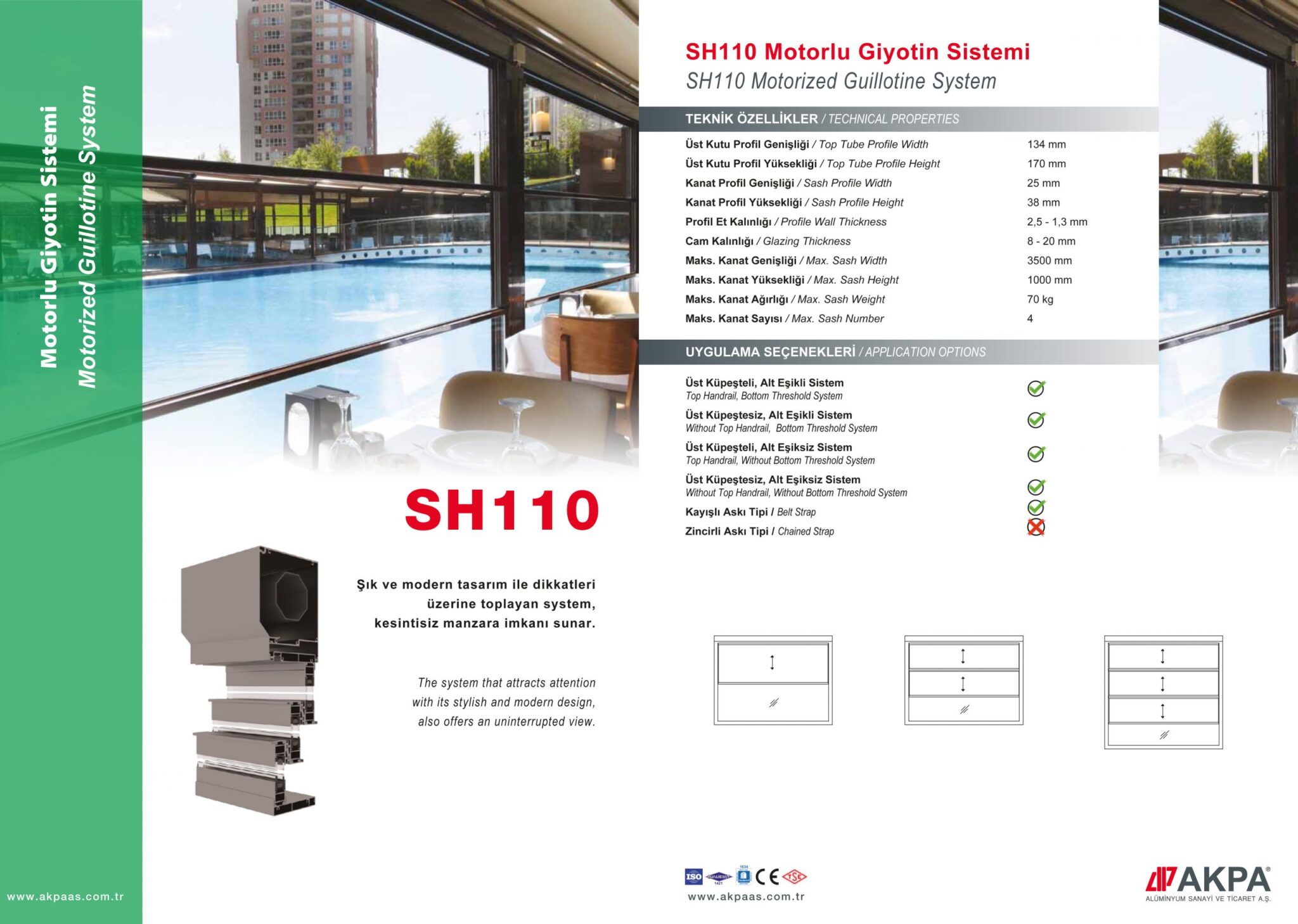 Guillotine Glazing Systems – Teknik Alüminyum